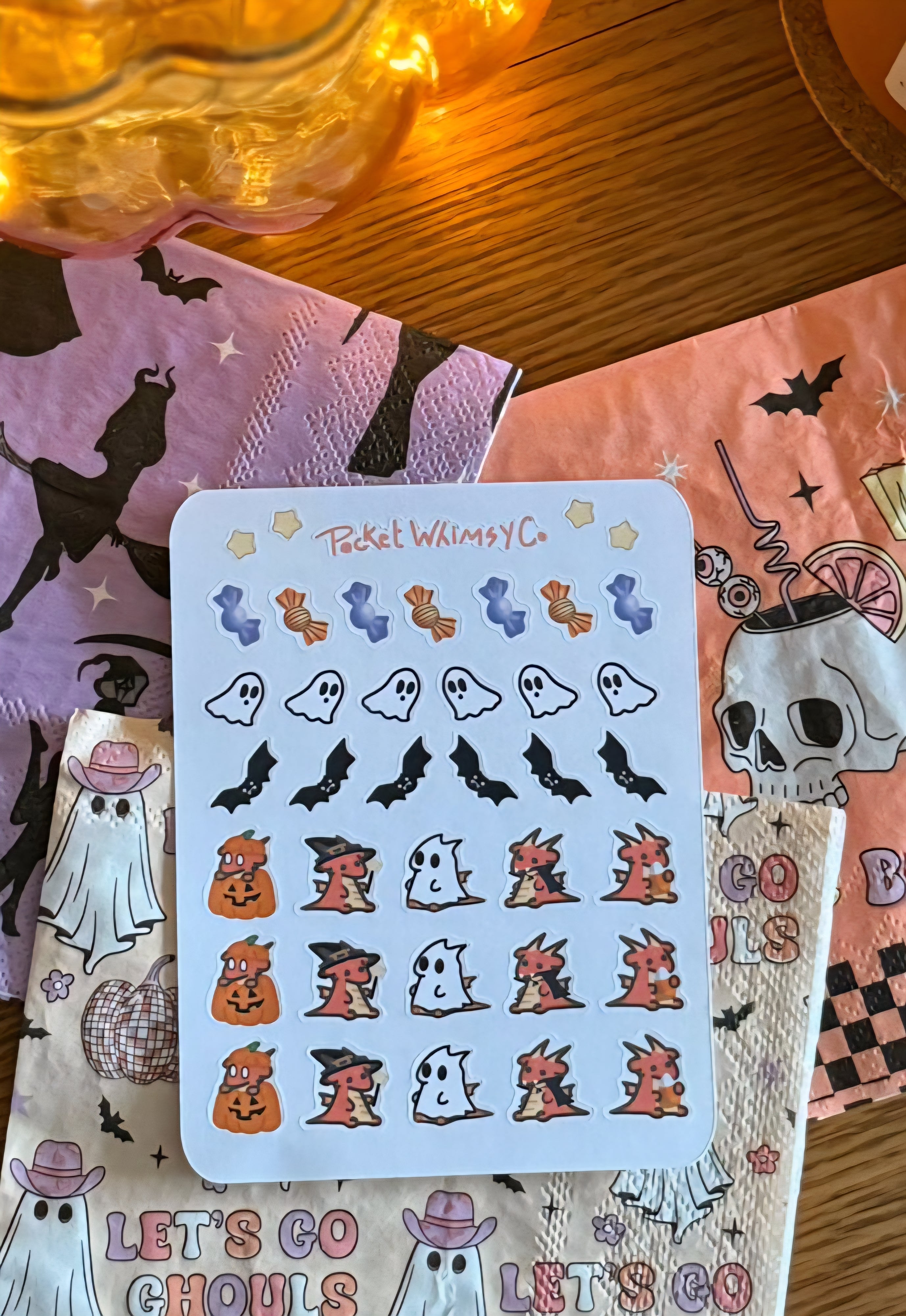 Halloween Iggy Functional Sticker Sheet – PocketWhimsyCo